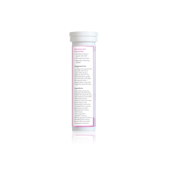 All-Natural Herbal + Epsom Salt Sitz Bath Tablets – Frida UK